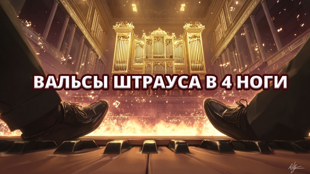 🎼 Вальсы Штрауса в 4 ноги на органе