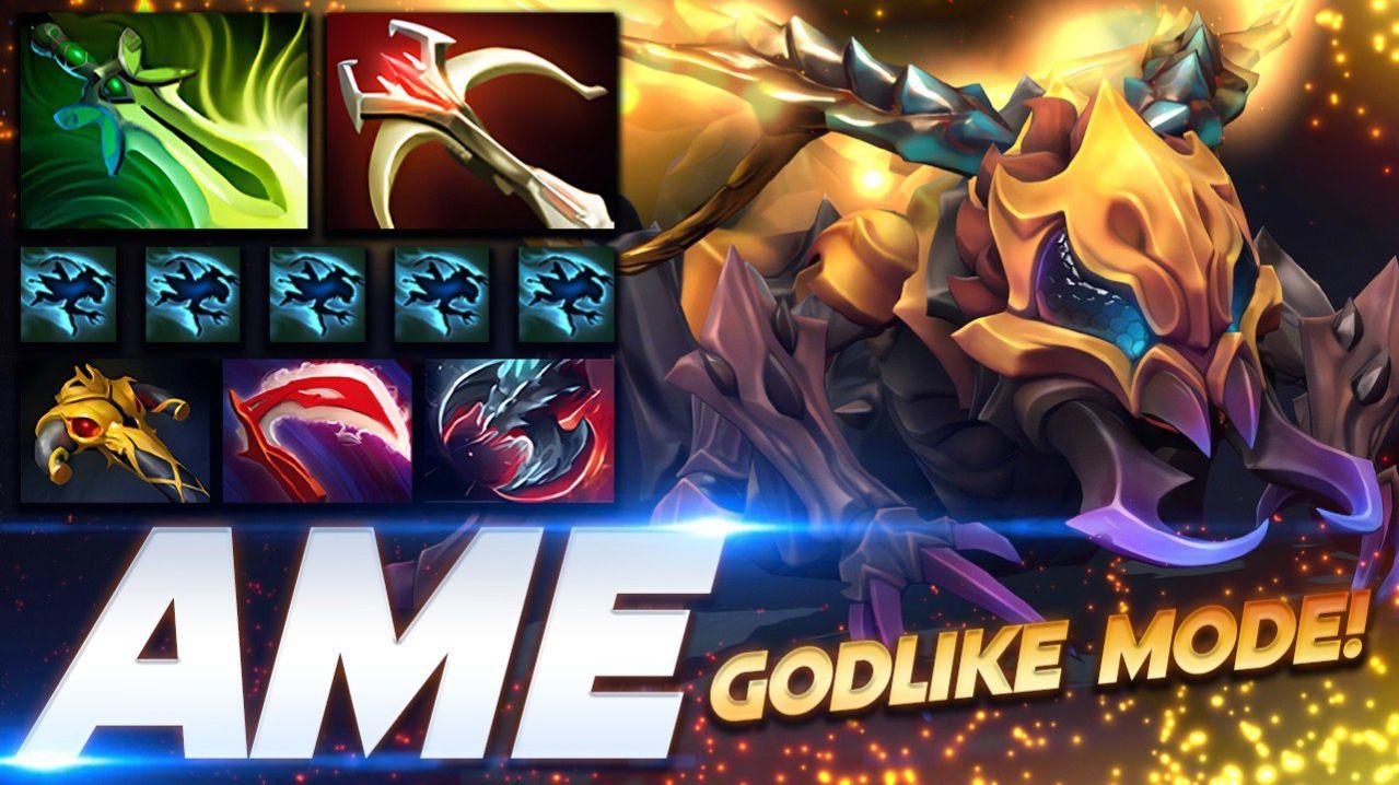 Ame Weaver Godlike Mode — профессиональный геймплей в Dota 2 [Смотри и учись]