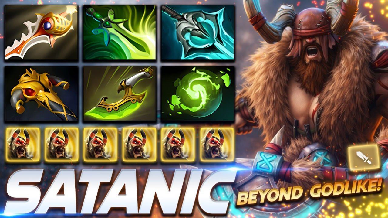 Satanic Beastmaster Godlike — профессиональный геймплей в Dota 2 [Смотри и учись]