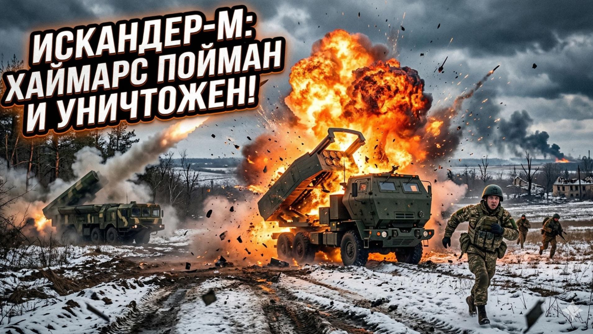 💥 КАРА НЕБЕСНАЯ: «Искандер-М» испепелил HIMARS ВСУ в поле