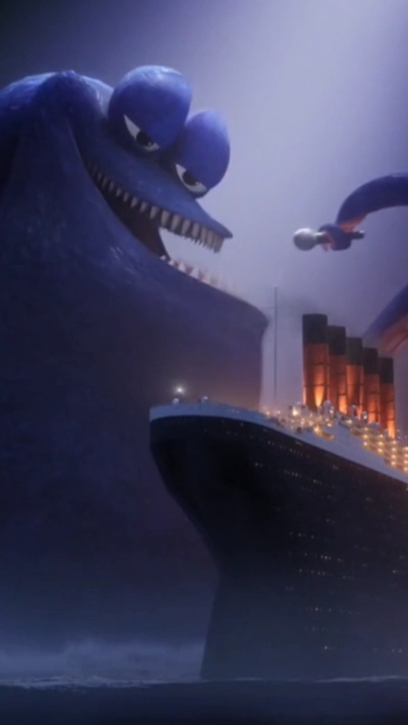 А говорят Кракен злой, этот вон селфи делает и поёт 🤩 Монстры на каникулах 3