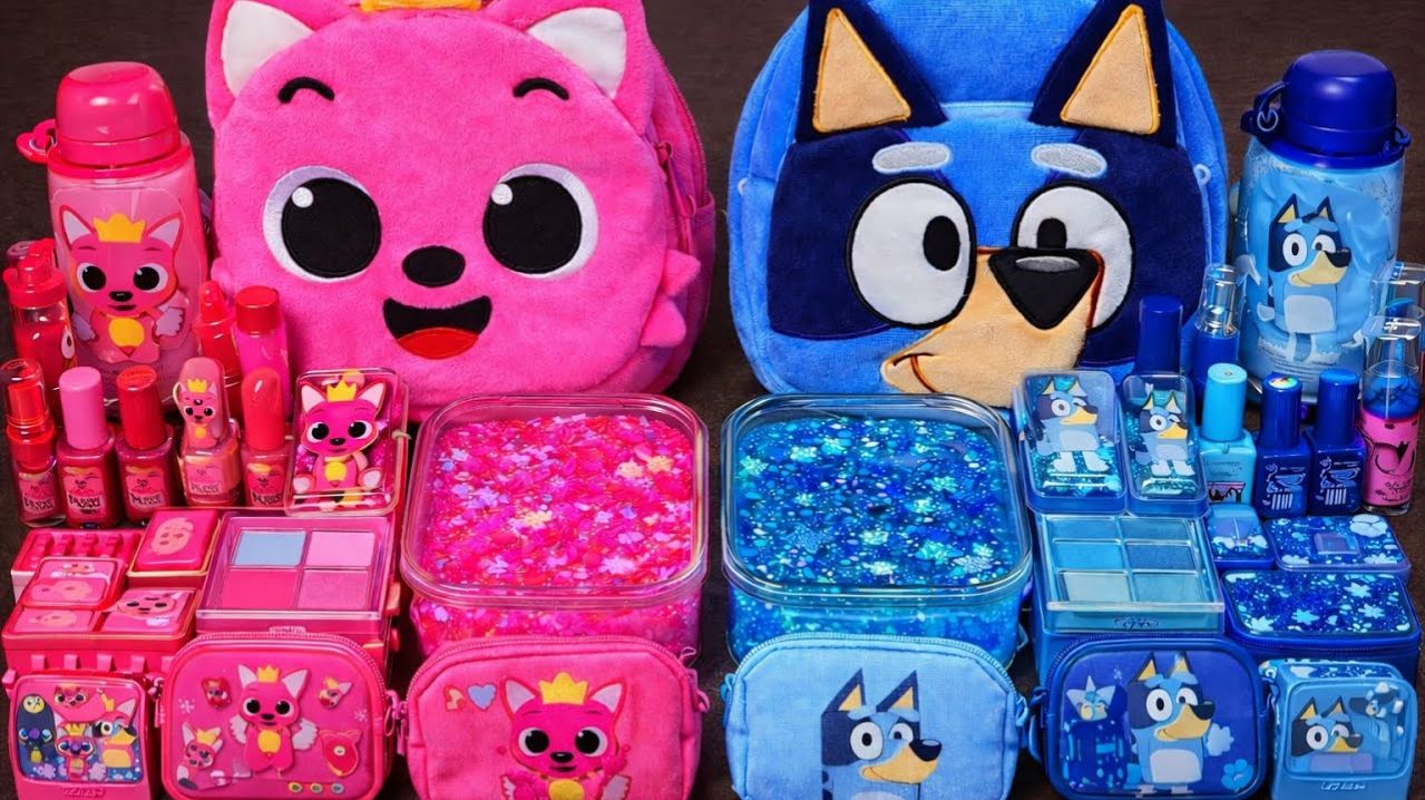 АСМР Слайм 💗 Смешиваем яркие слаймы 💗 Блестки и Косметика