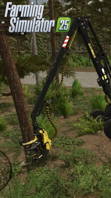 Гайд / Лесозаготовка на комбайне John Deere в FS 25 #fs25 #farmingsimulator25 #farmingsimulator