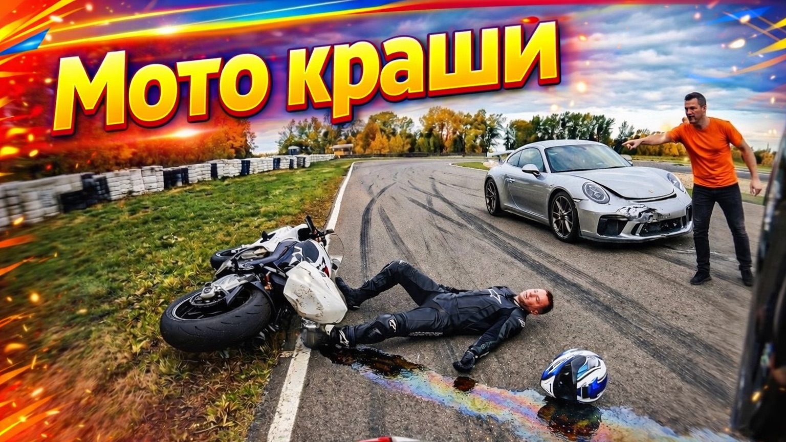 Аварии на мото 😱