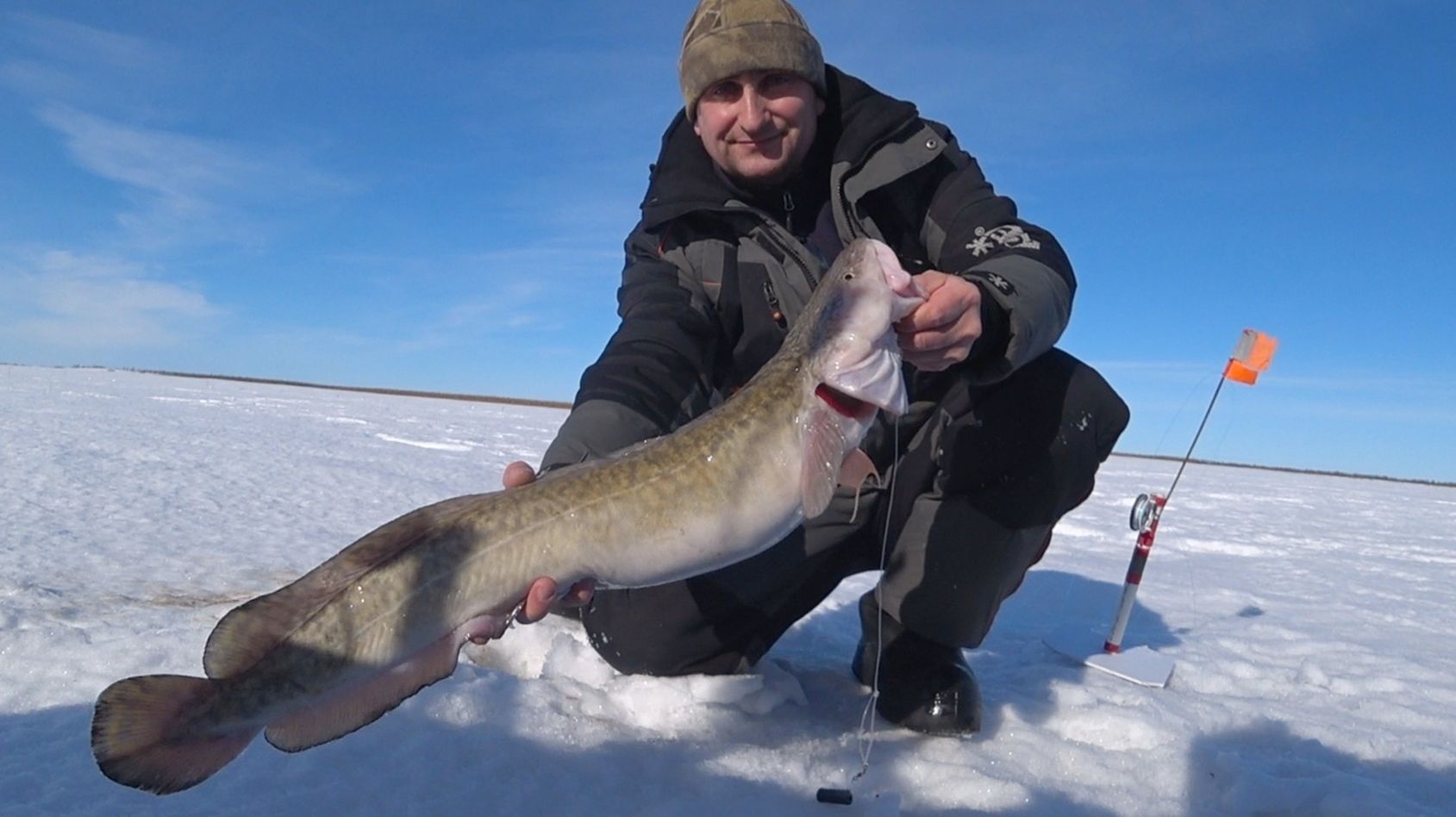 Рыбалка на налима жерлицами. Рыбалка в Нарьян-Маре на реке Печора.