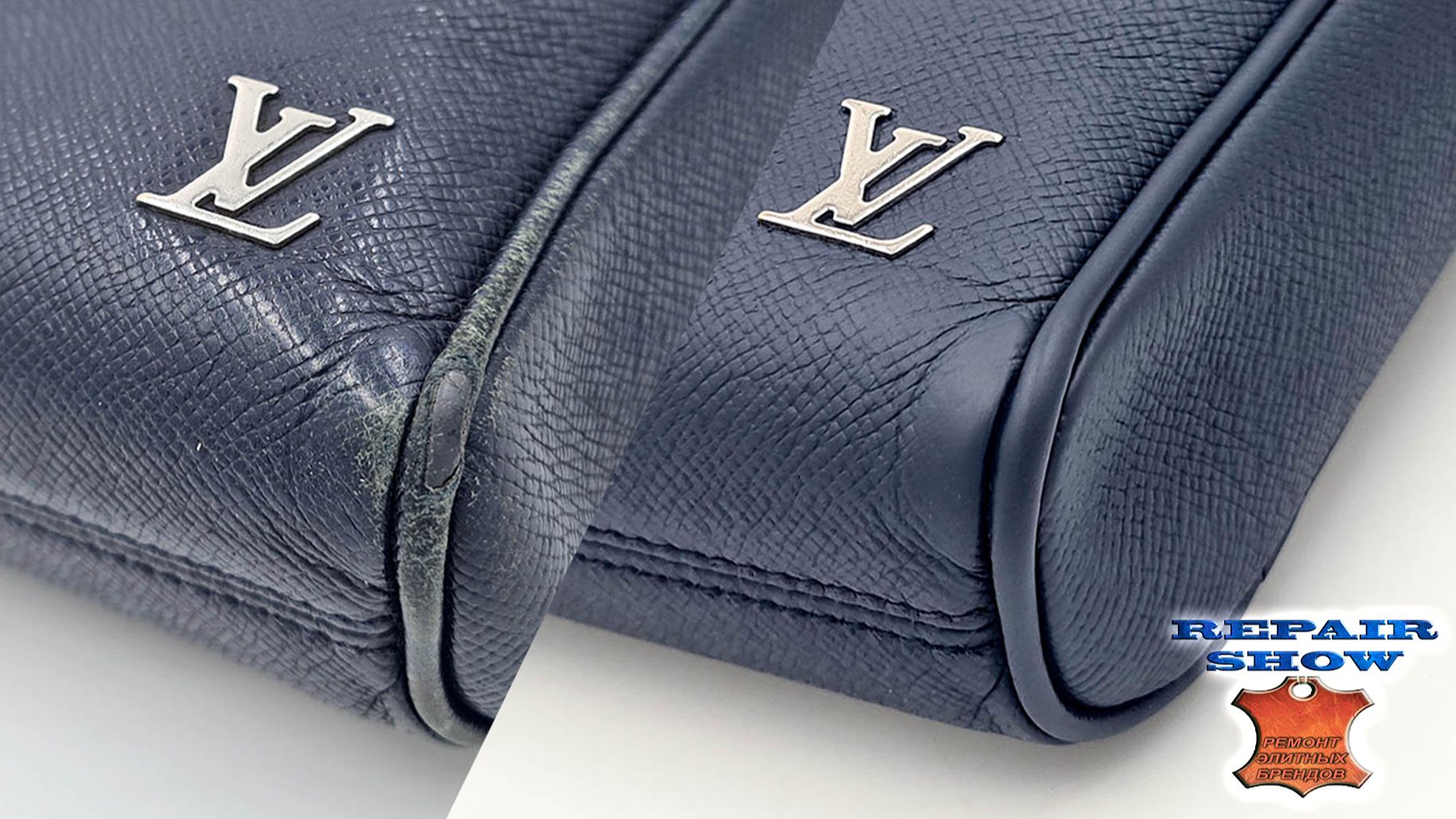 Ремонт сумки из сафьяна Louis Vuitton