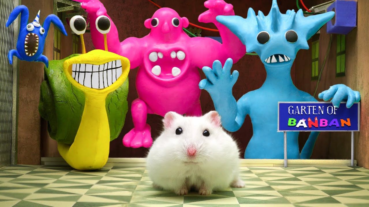 Хомяк против всех монстров в Garten Of Banban: все лучшие испытания