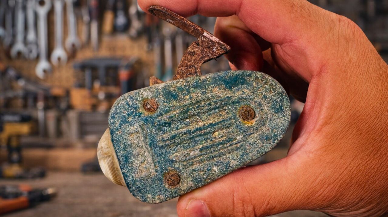 Реставрация винтажного карманного фонаря с динамо-генератором