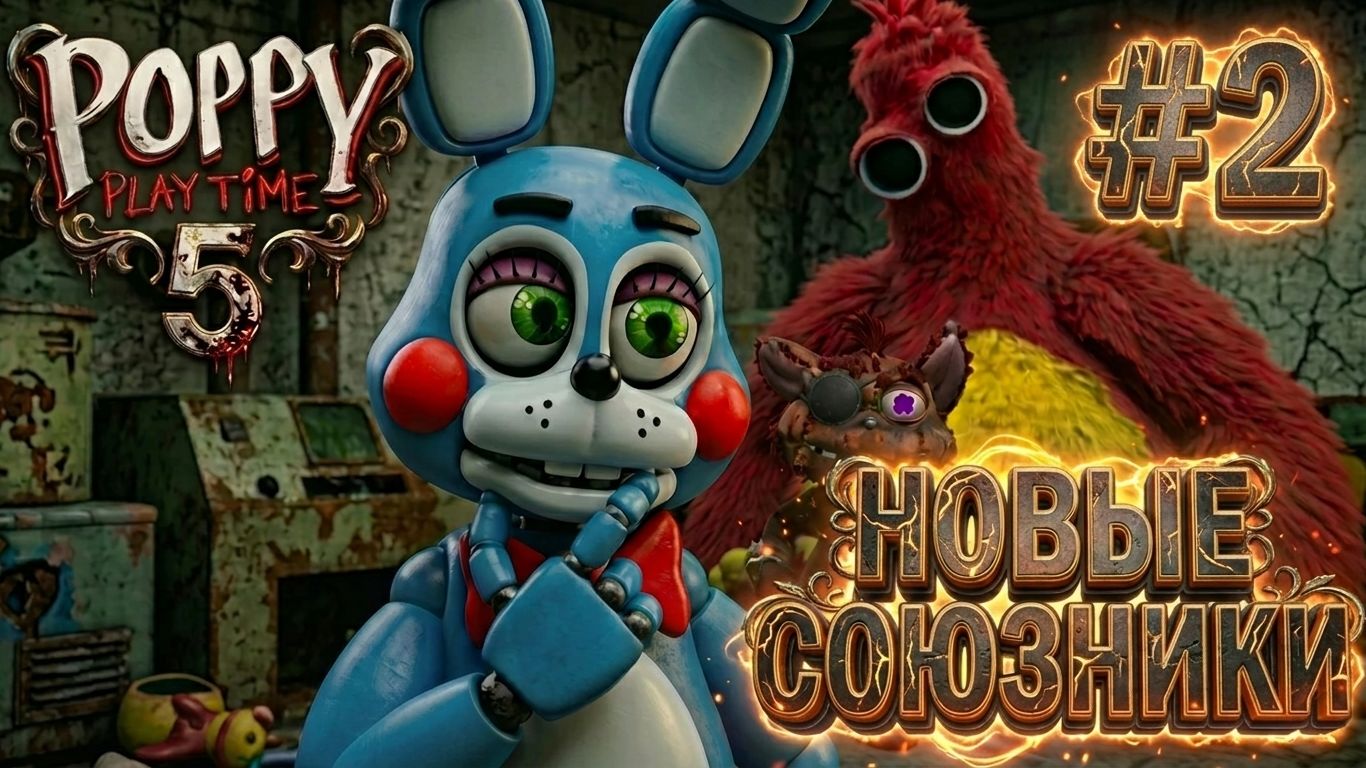 ТОЙ БОННИ НАШЕЛ НОВЫХ СОЮЗНИКОВ в Poppy PlayTime 5 #2