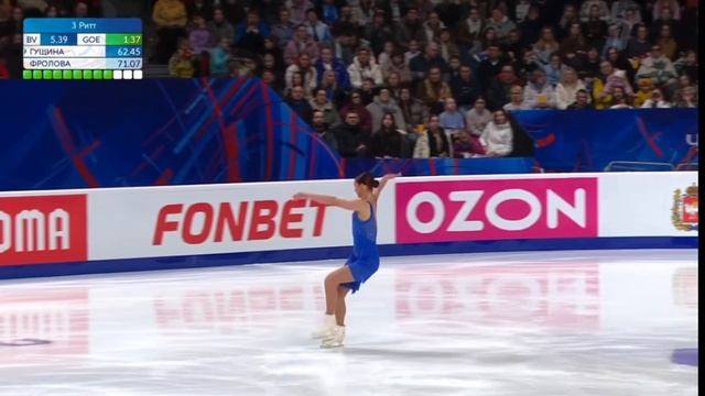Ксения Гущина. Произвольная программа на Финале Гран-При России 09.03.2026