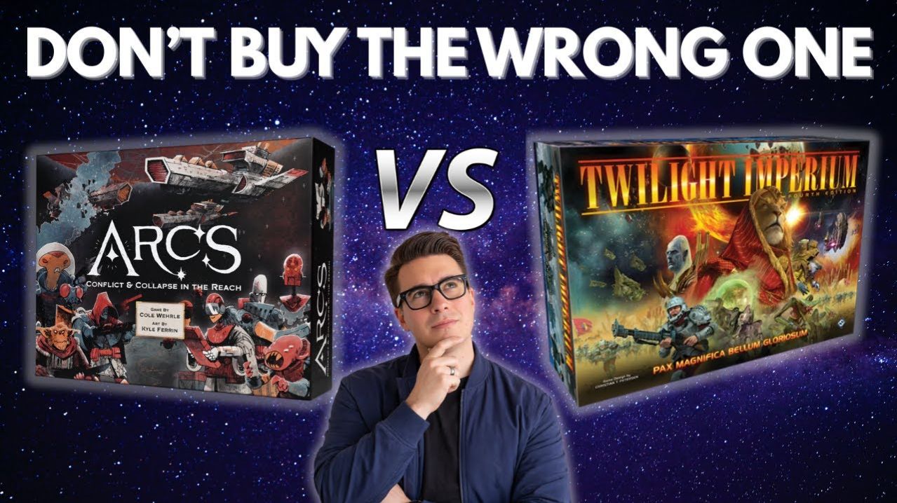 Предел(Arcs) vs Сумерки Империи(Twilight Imperium): Какая космическая эпопея Вам подходит? (eng)