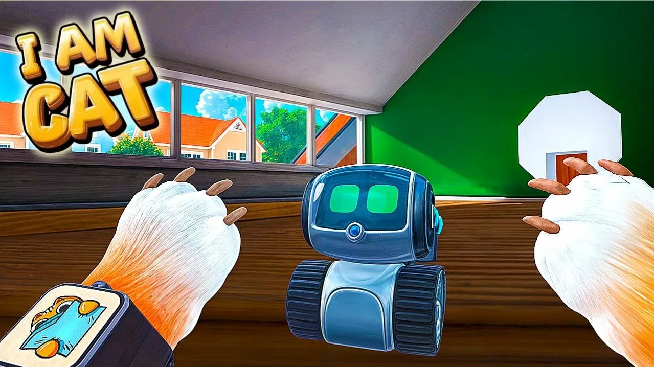 Купили нового робота! I am cat