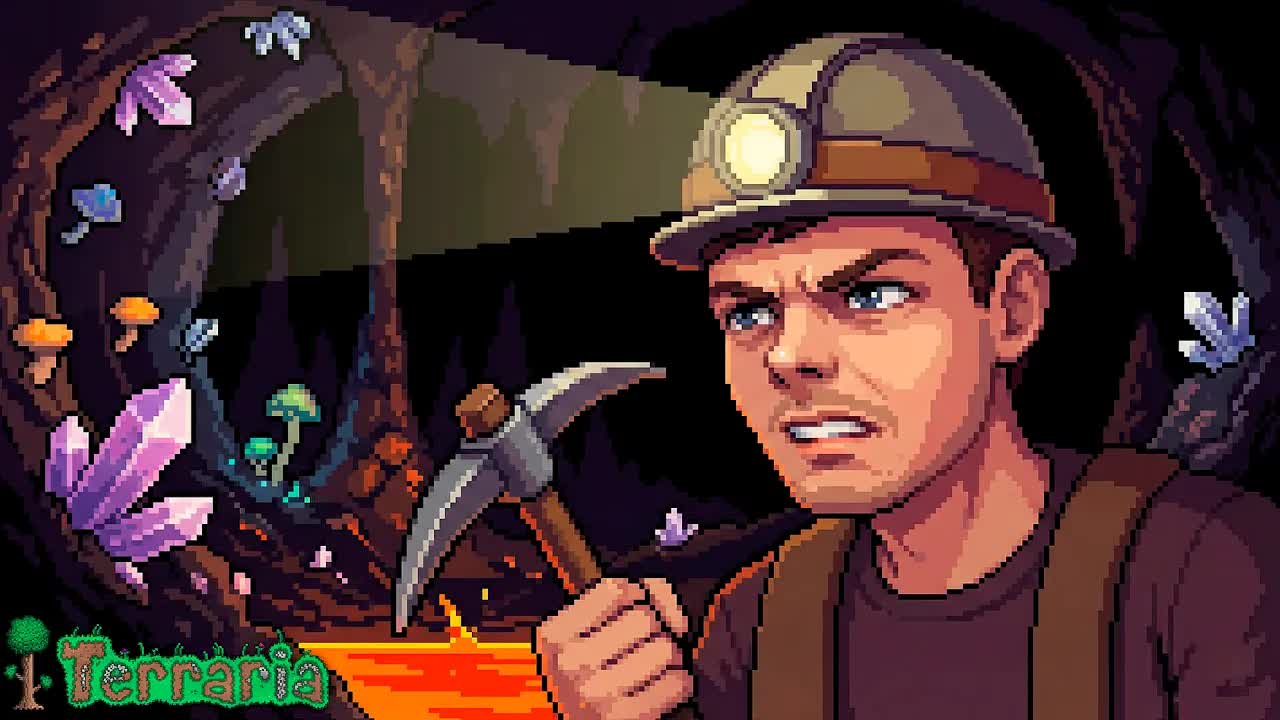 Terraria - Новичок исследует мир