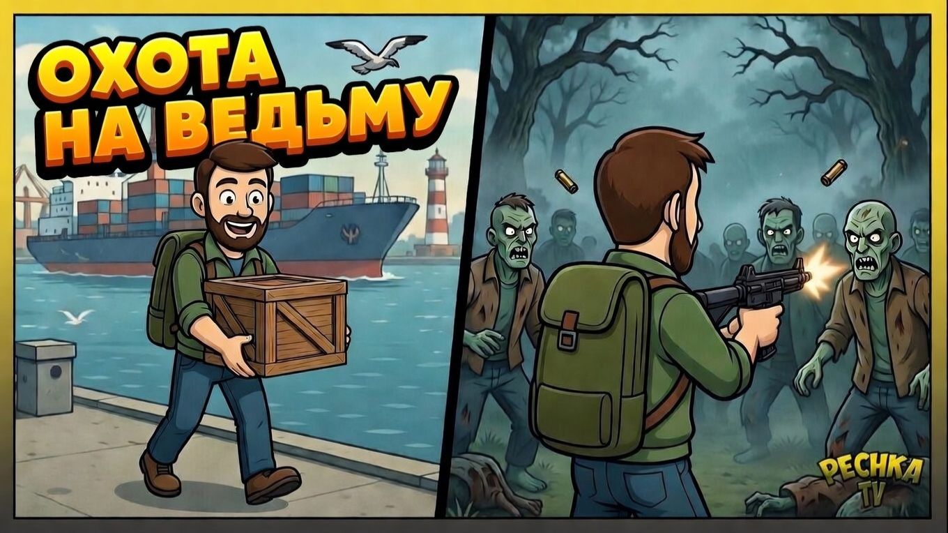 ДОСТАВКИ, КОММУНА И ОХОТА НА ВЕДЬМУ! Выживание новичка в LDoE | Pechka TV