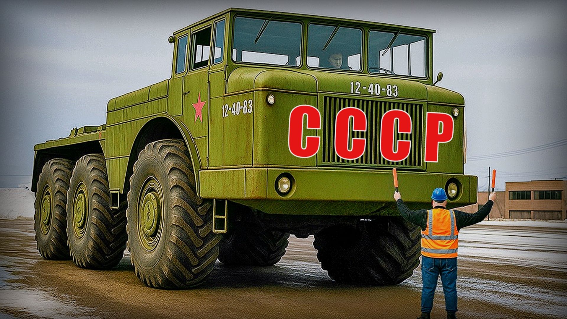 10 Самых больших советских грузовых машин и военных тягачей Автопром СССР