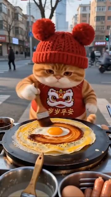 Блинчик от кота