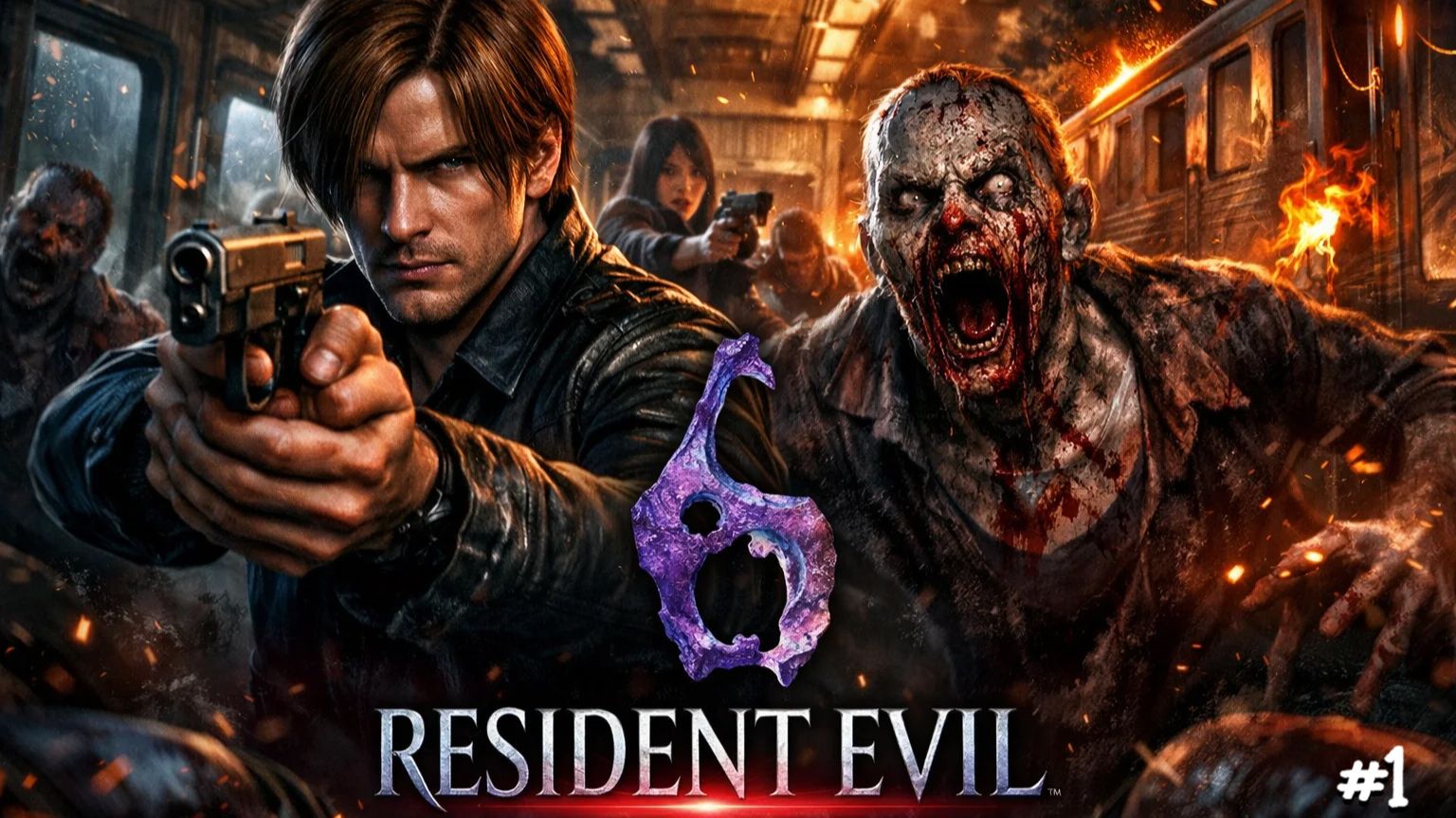 ЗОМБИ ЭКСПРЕСС |﹥ Resident Evil 6 #1
