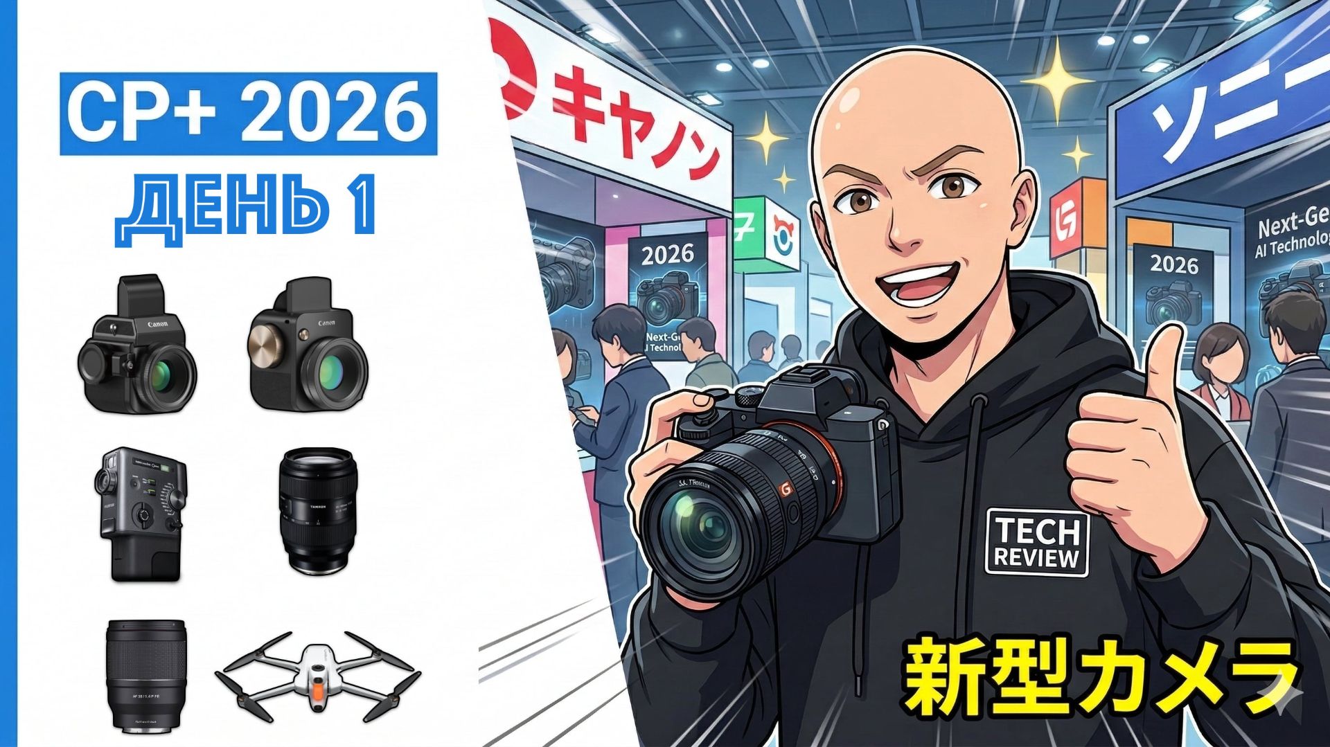 CP+ 2026 День 1 - самое интересное с единственной выставки фототехники