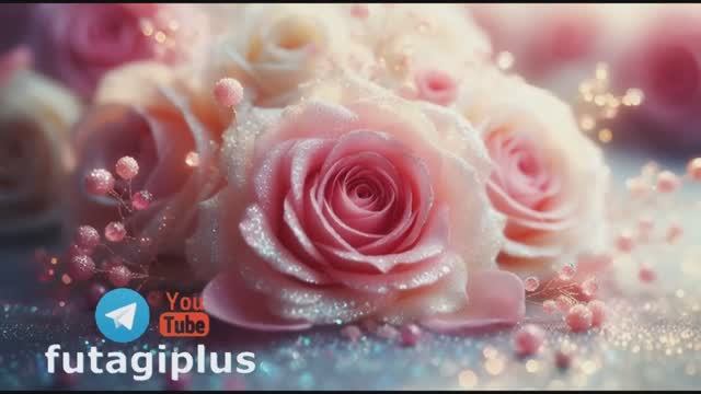 С 8 марта цветы анимация из нейросети Футажи дя открыток