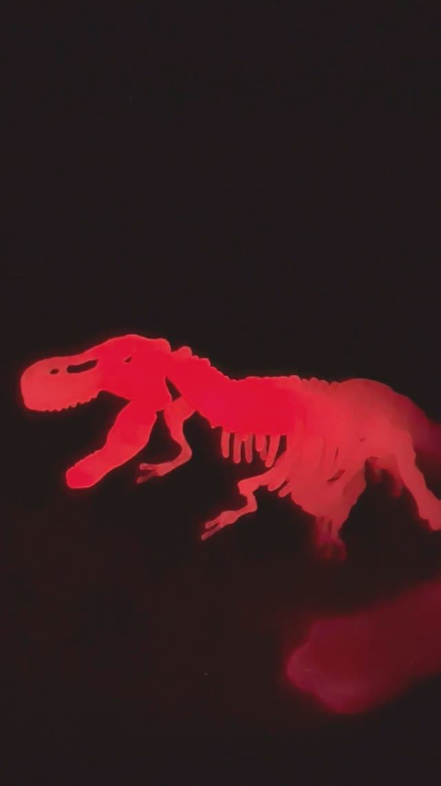 Светящийся скелет Тираннозавра🦖!