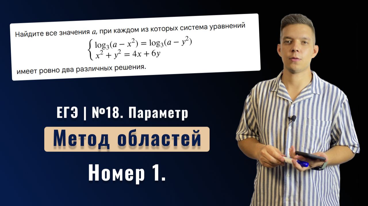 Параметр №18, ЕГЭ. Метод областей. Номер 1.