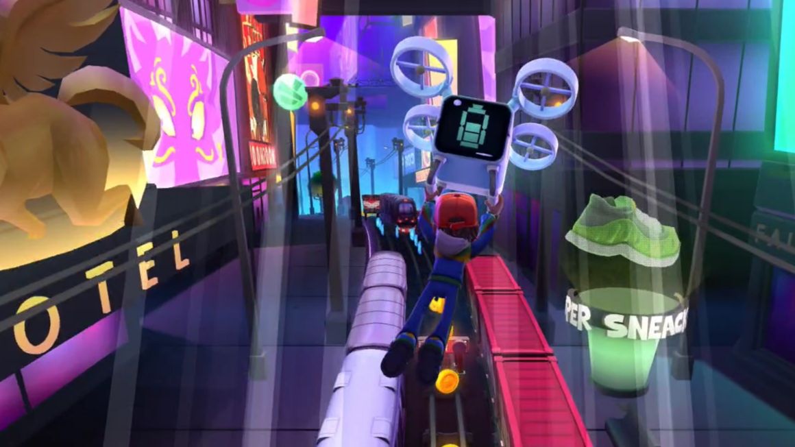 Джейк собирает монетки на Санрайз Бульваре Subway Surfers City Мультики Бегалки для детей