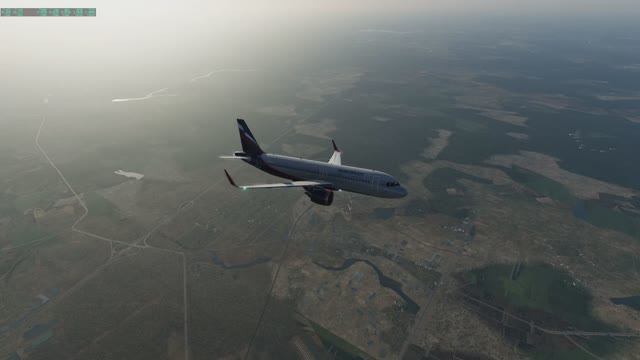 Подробное видео по запуску, и взлету Toliss Airbus A320 Neo.