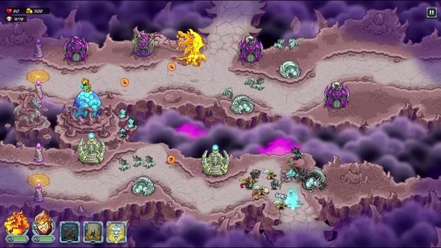 Kingdom Rush 5 :Alliance [Безумец] → 40.Корона Облачного Царства