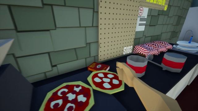 я стал повор готовим пицца в игре