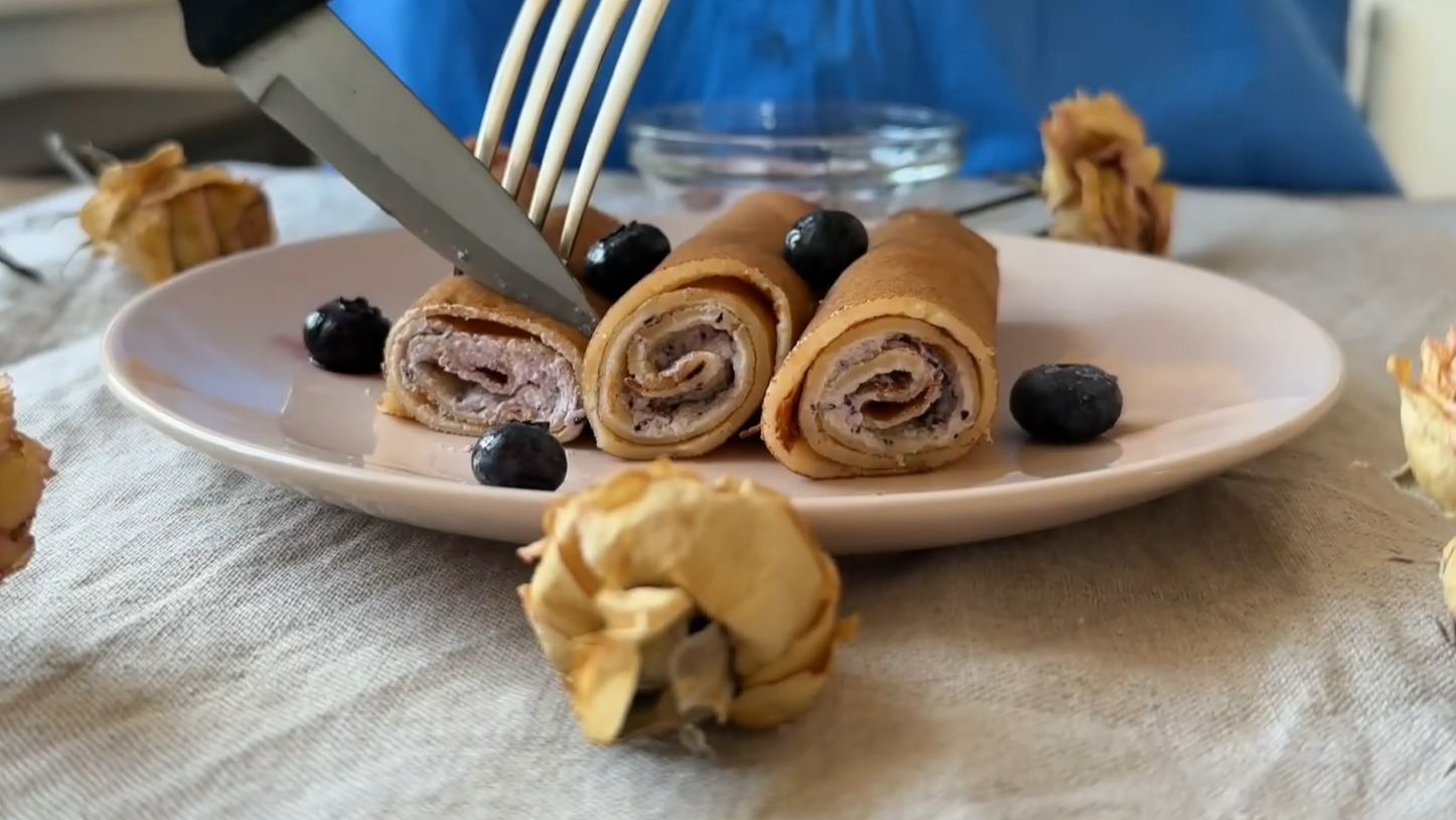 Блины на безлактозном молоке - рецепт на Eda.video