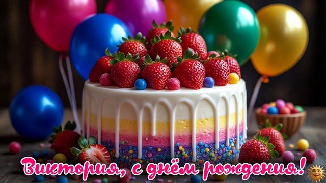 Виктория с днём рождения