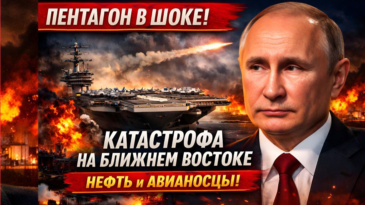 Катастрофа на Ближнем Востоке! Авианосцы, горящая нефть и угроза мирового энергетического кризиса