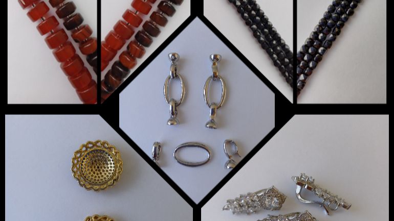 Фурнитура (с покрытием), бусины (натуральный камень). https://t.me/premium_beads_accessories