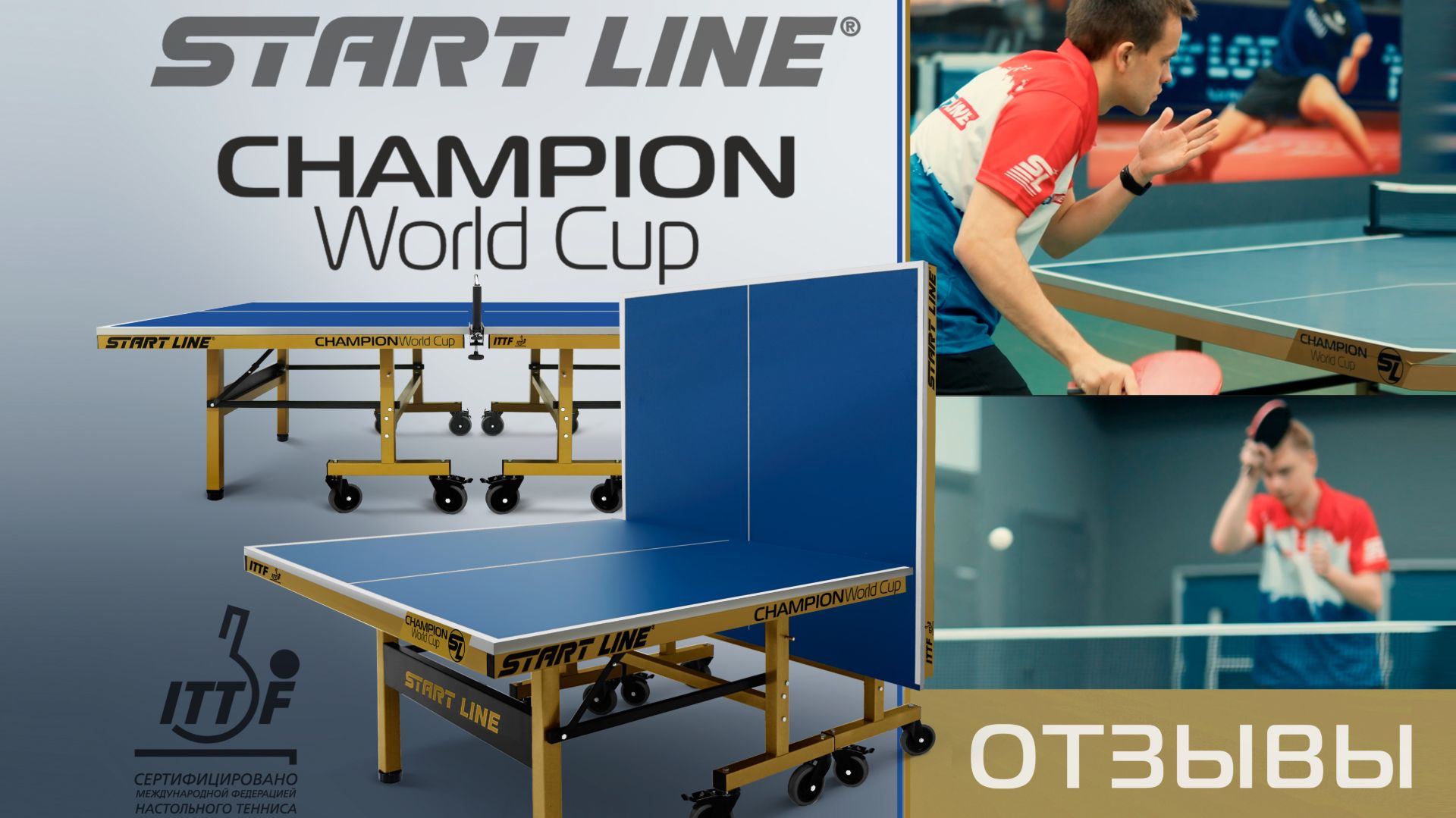 Теннисный стол Champion World Cup | Отзывы профессионалов