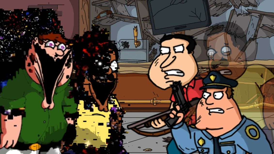 (Epilepsy) FNF DARKNESS TAKEOVER "FASIONED VALUES" , but old chromatic | Concept