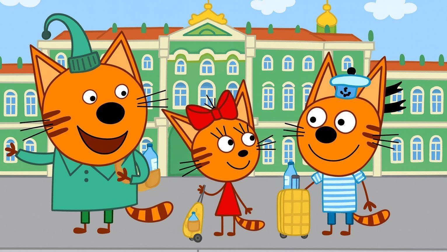 Три кота. Три Кота сборник Часть 4. Мультик для детей. игровой.