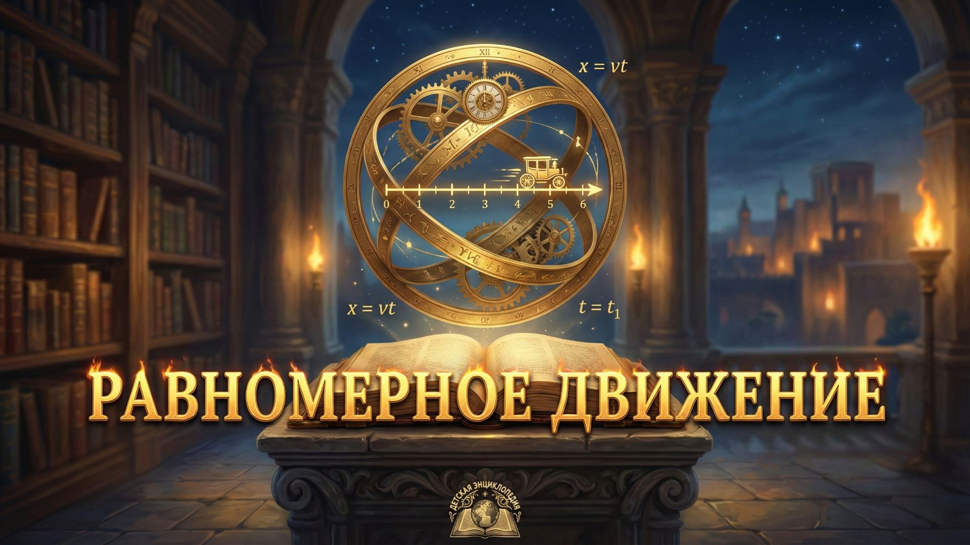 Равномерное движение | Детская энциклопедия 2.0