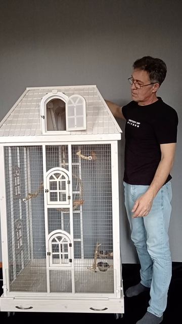 Клетка для птиц своими руками.