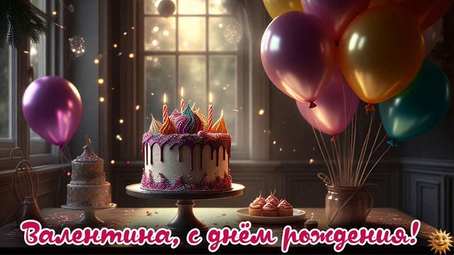Валентина с днём рождения