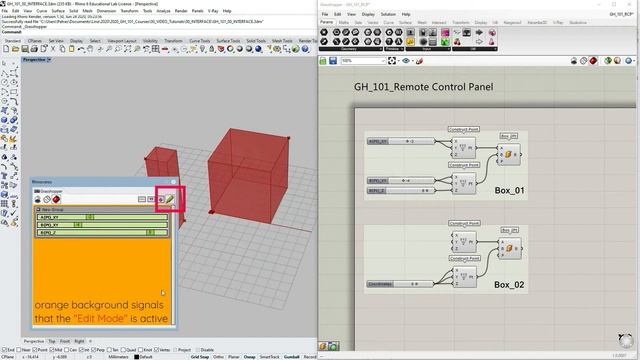 Grasshopper 101_ Organization _ #07 Remote Control Panel