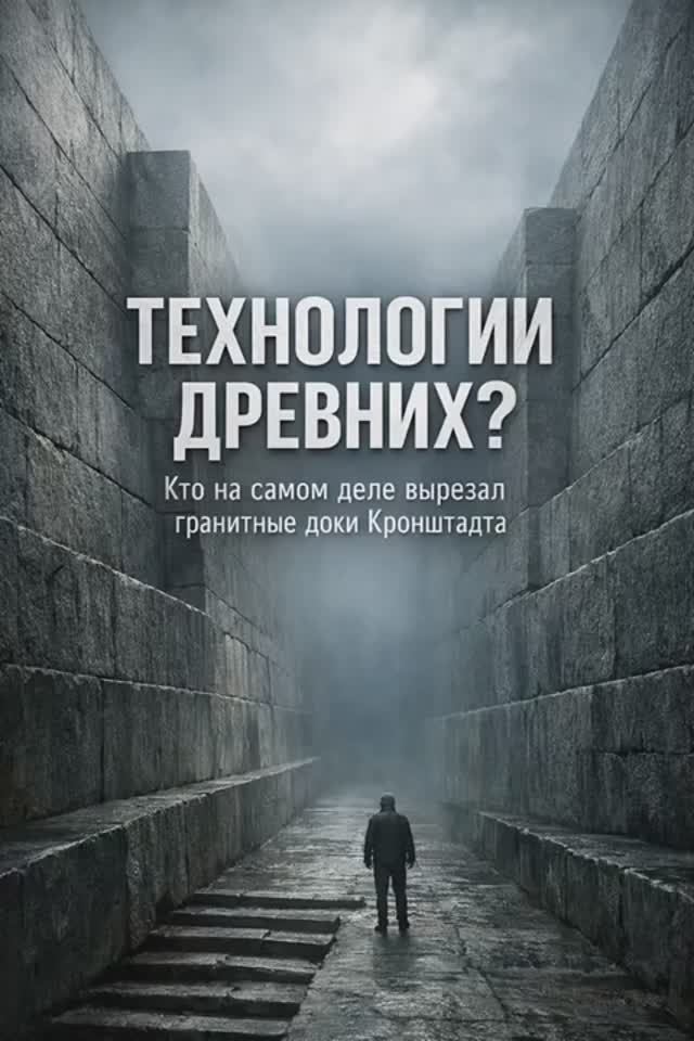 Технологии древних ? Кто на самом деле вырезал гранитные доки Кронштадта ? Часть 1/2