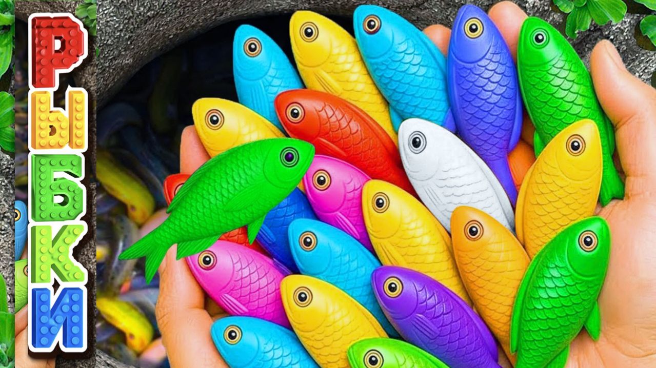 Мультики для детей и малышей про водных обитателей. Ловим и рассматриваем рыбок и жителей водоема