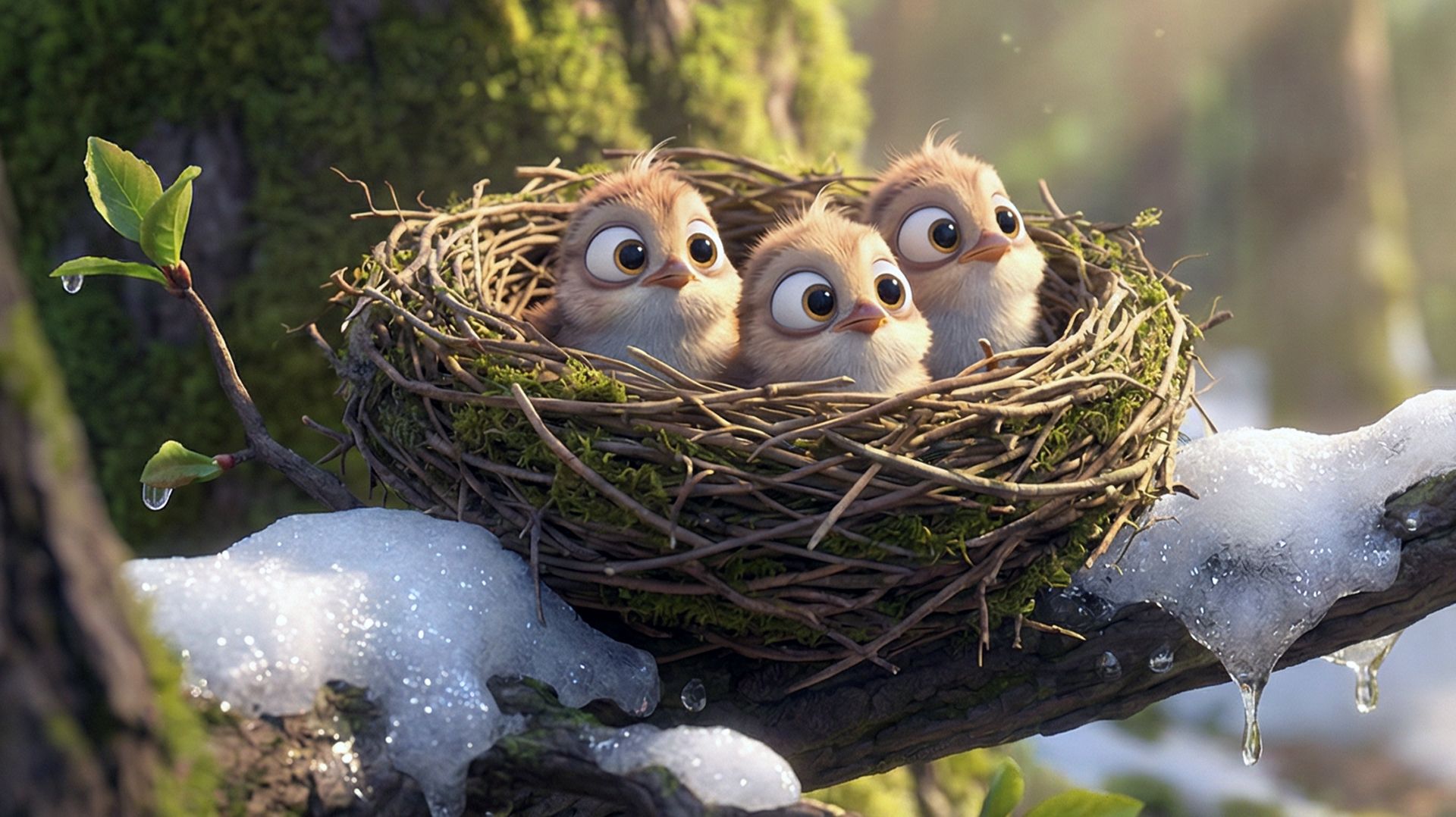 Кап-кап-кап! Пришла весна | Песня для детей про животных