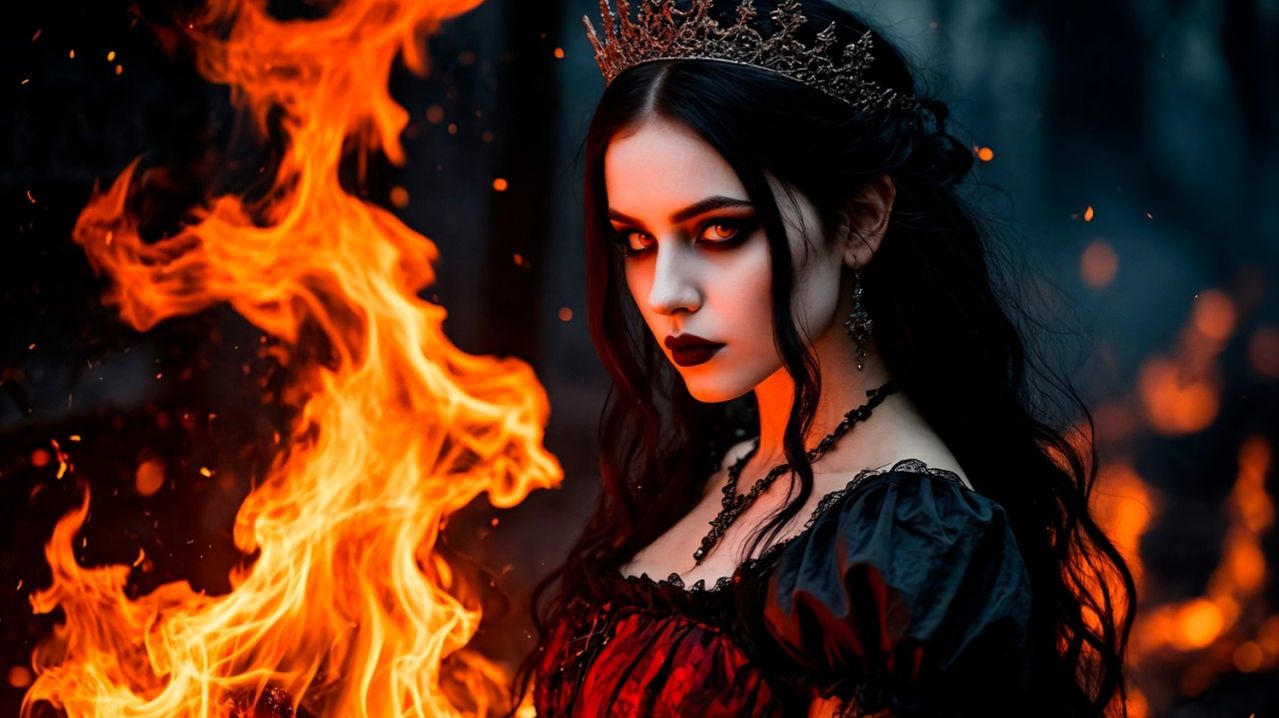 // GOTHIC METAL OPERA // Princess of fire // 0016 // AI //
