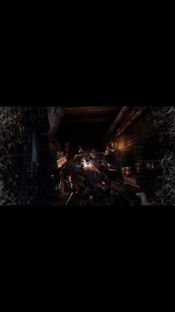 Metro 2 Last Light Нападение черных (Не весь экран)