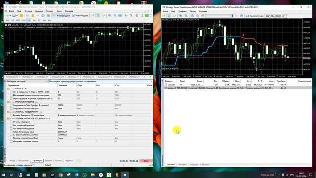 Видео обзор обновления советника для торговли на Золоте - GOLD MIRROR SCALPING