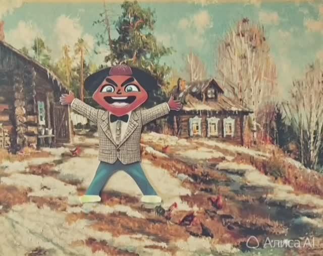 Трибуляш в деревне.