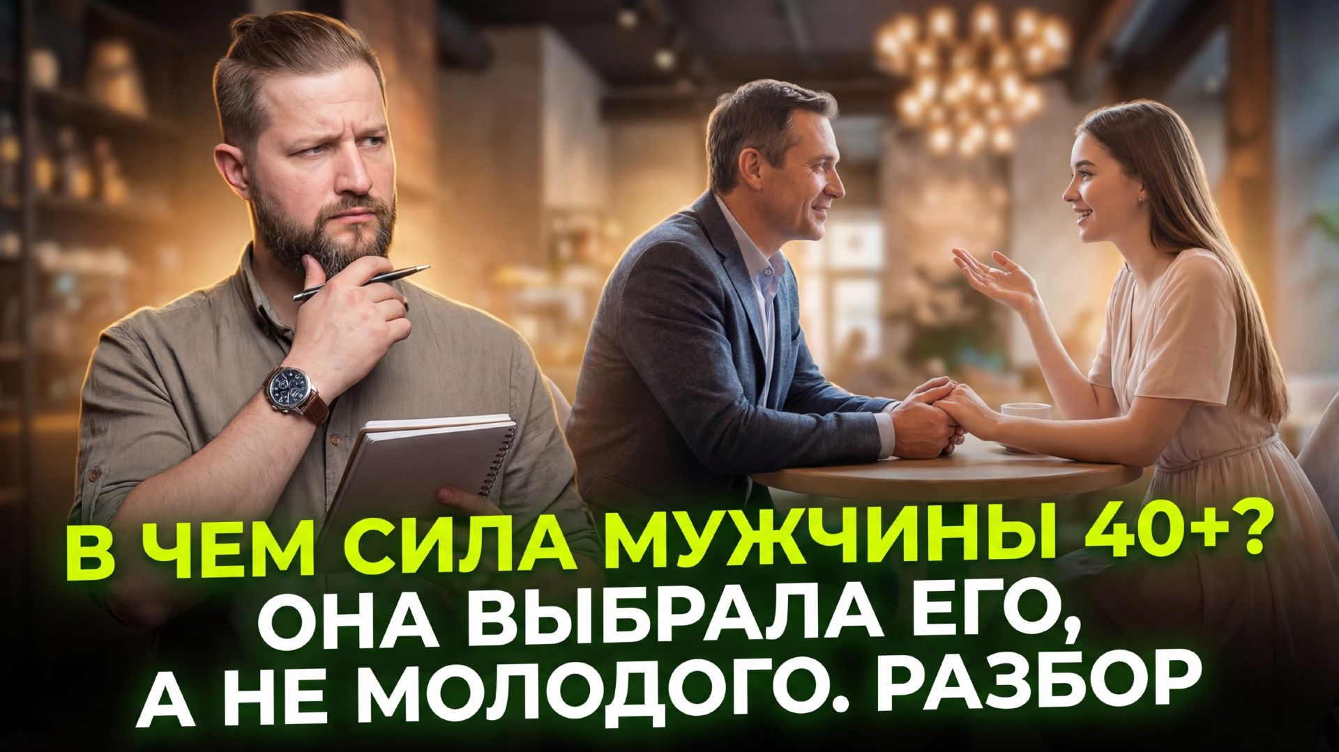 ХВАТИТ ПРОИГРЫВАТЬ: как мужику 40+ УВЕСТИ девушку у 20-летнего за 3 ВЕЧЕРА