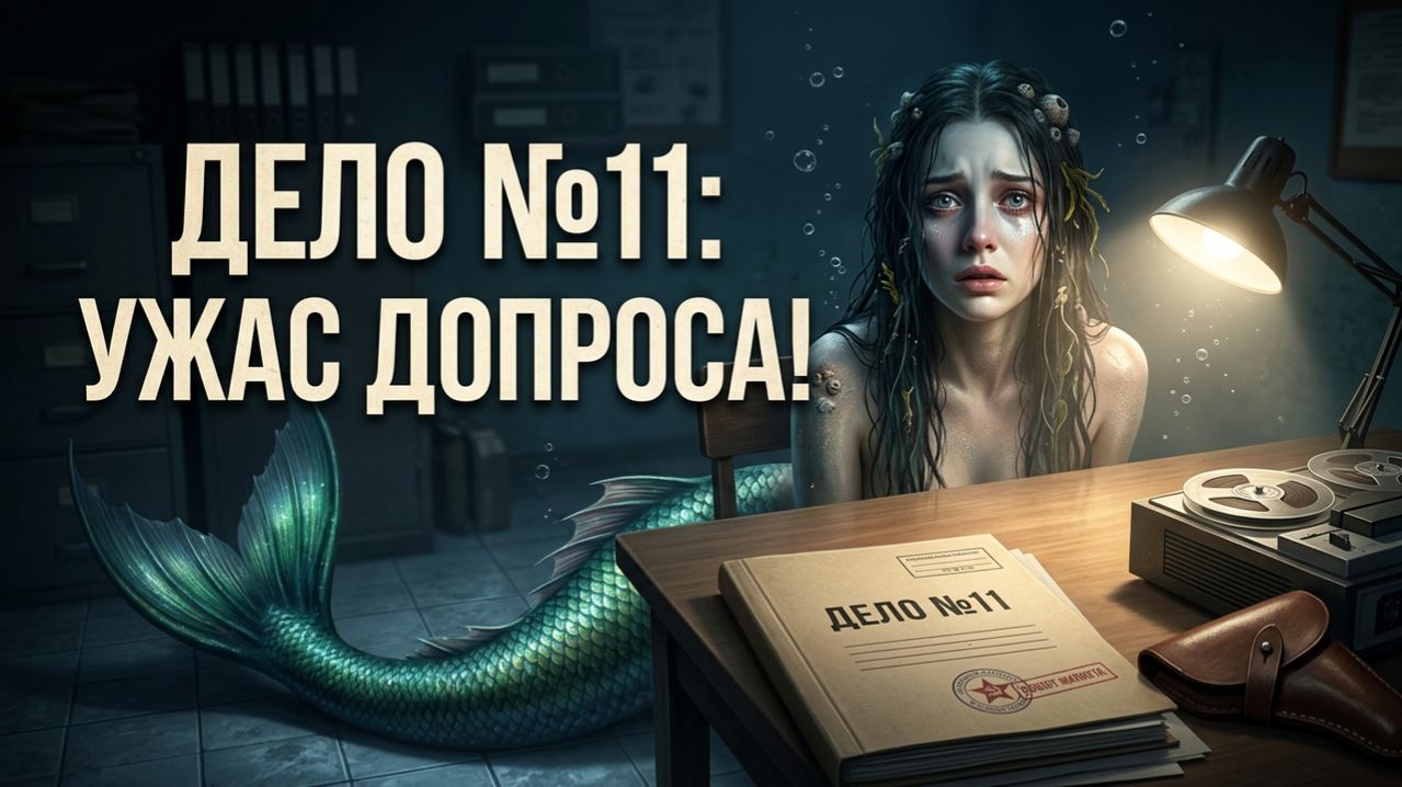 ДЕЛО №11: Русалка в Советской Милиции. Капитан Допрашивал Русалку. То, Что Он Записал - Ужасает!