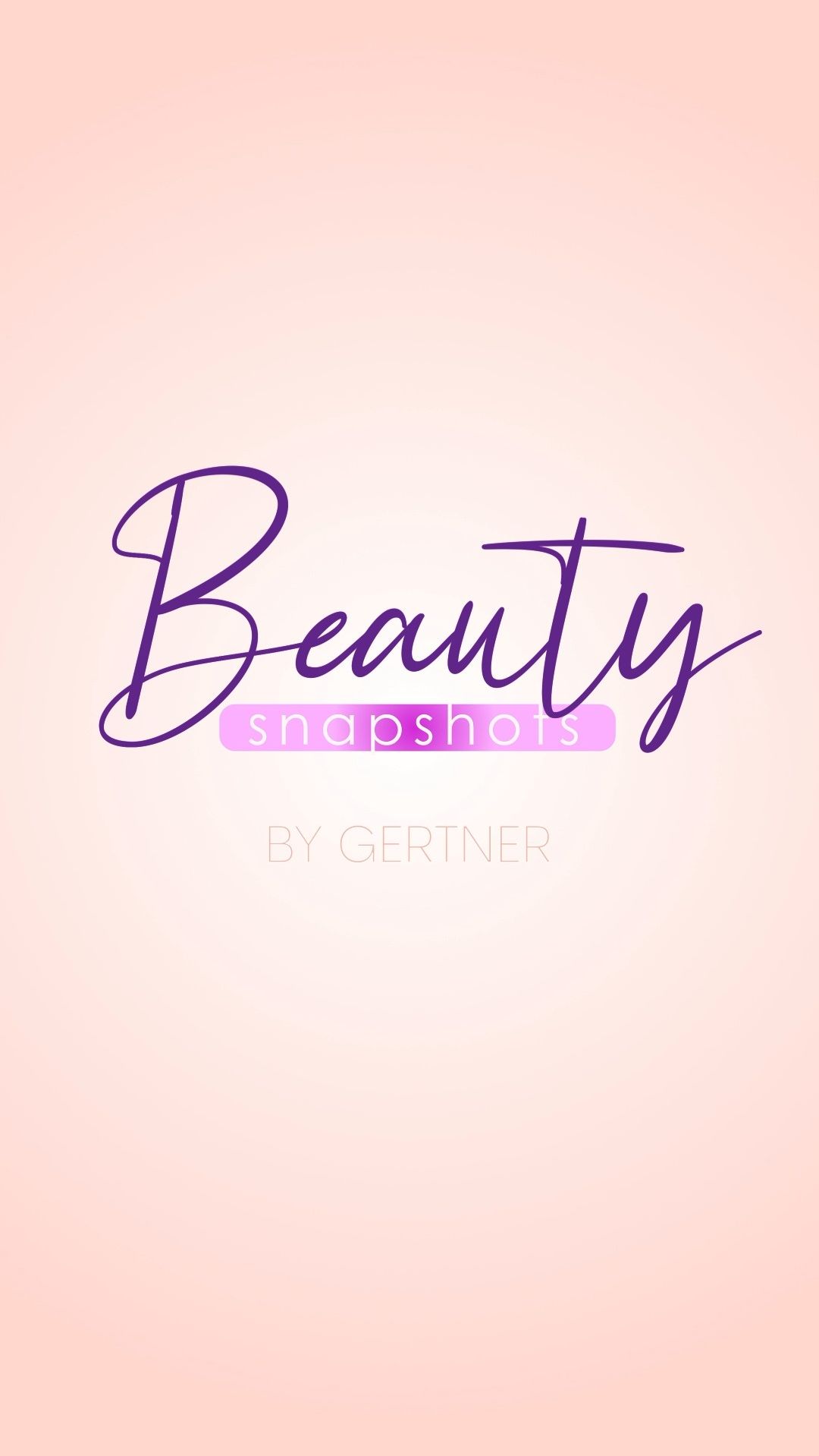 Beauty Snapshots Logo Intro